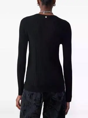 Liu Jo Wool Sweater With V-neck