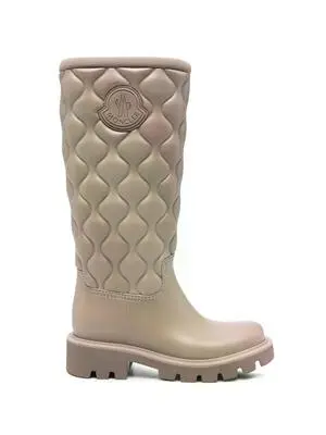 Moncler Quilted Logo-patch Boots