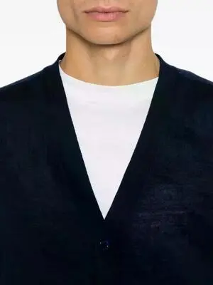 Canali Button-fastening V-neck Cardigan