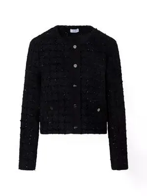 Liu Jo Bouclé Jacket - Black