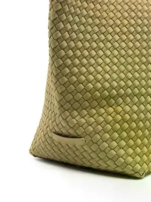 NAGHEDI Large St Barth's Woven Tote Bag - Green
