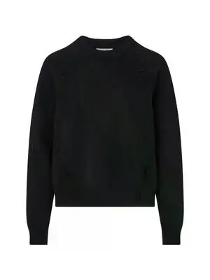 Liu Jo Boxy Sweater With Braided Details - Black