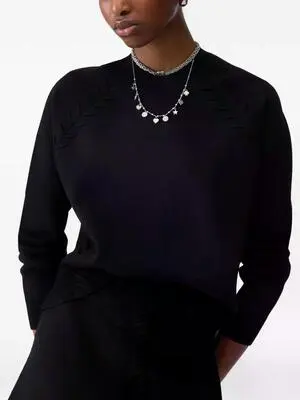 Liu Jo Braided Detail Boxy Sweater