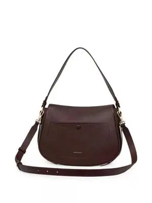 COCCINELLE Grained Leather Shoulder Bag