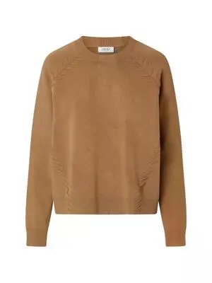 Liu Jo Boxy Sweater With Braided Details - Neutrals