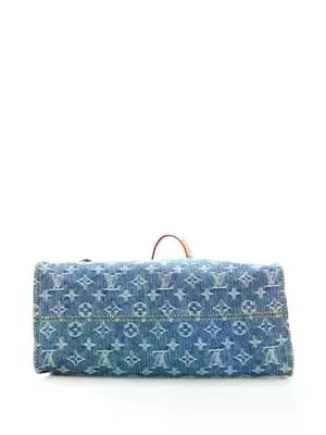 LOUIS VUITTON Monogram Denim Mm Tote Bag