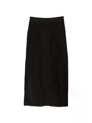 ALYSI Ribbed-knit Skirt