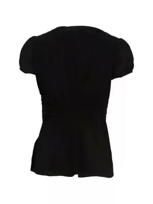 Etro Sequin Embellished Short Sleeve Blouse