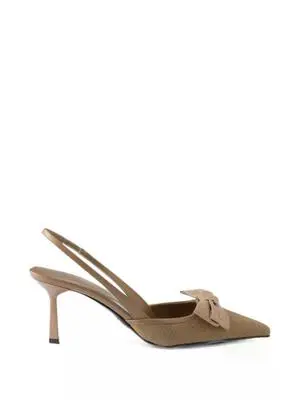 Prada Fabric Slingback Pumps