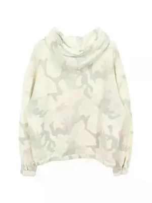 Dolce & Gabbana White Camouflage Half-zip Hoodie