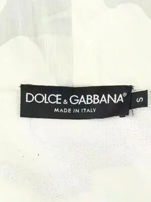 Dolce & Gabbana White Camouflage Half-zip Hoodie