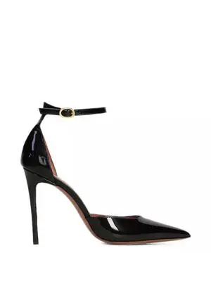 CASTAGNA Caryn Patent-leather Ankle-strap Pumps - Black