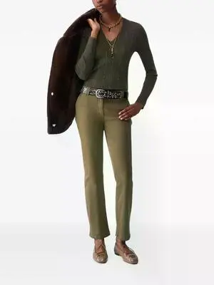 Liu Jo Wool Sweater With V-neck