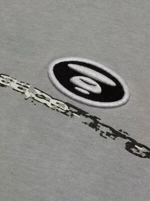 AAPE BY *A BATHING APE Moonface Graphic-print T-shirt - Grey