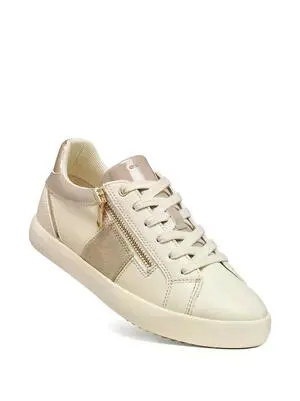 Geox Panelled Zip Detail Sneakers - Neutrals