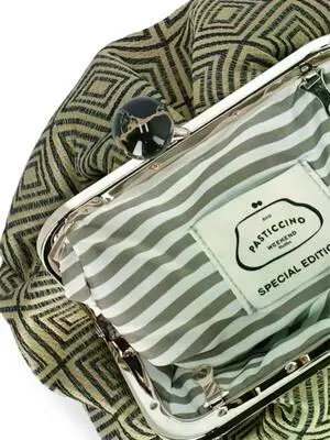 Max Mara Pasticcino Geometric Pattern Shoulder Bag