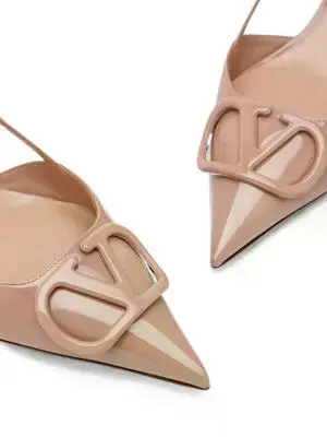 Valentino Garavani Vlogo Signature Slingback Pumps