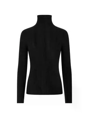 P.a.r.o.s.h Ribbed-knit Turtleneck Sweater - Black