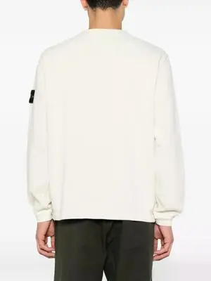 Stone Island Logo-patch Button-shoulder Sweater