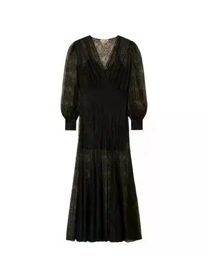 TWINSET Valenciennes Lace Long Dress