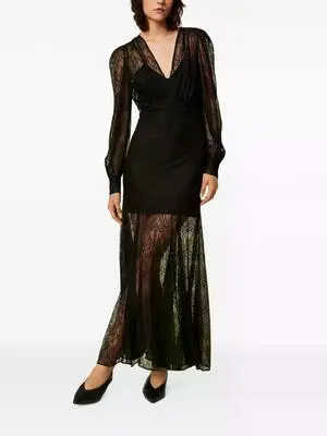 TWINSET Valenciennes Lace Long Dress