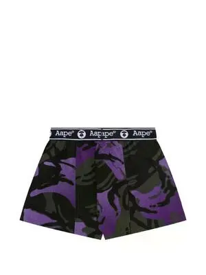 AAPE BY *A BATHING APE Camo-print Boxers - Black
