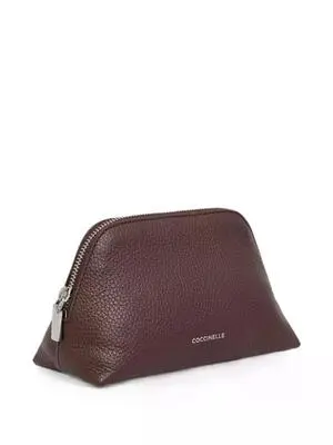 COCCINELLE Grained Leather Make-up Bag