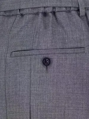 Sacai Pleated Belted Shorts - Grey