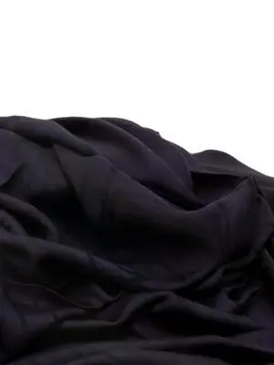 Elisabetta Franchi Logo-jacquard Frayed Scarf