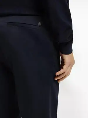 BOSS Slim-fit Trousers With Cuffed Hem