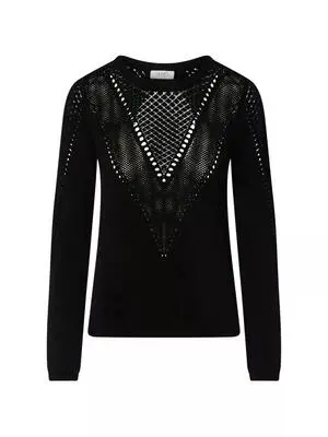Liu Jo Knit Top With Cut-out - Black