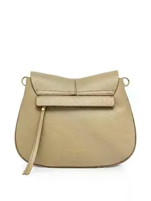 GIANNI CHIARINI Medium Helena Leather Shoulder Bag - Neutrals