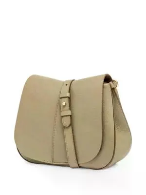 GIANNI CHIARINI Medium Helena Leather Shoulder Bag - Neutrals