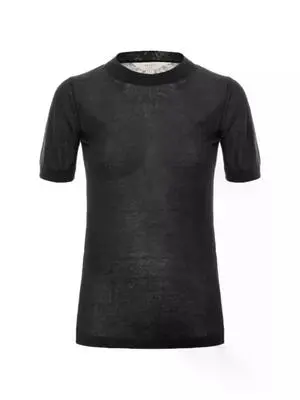 Malo Short-sleeve Cashmere Sweater