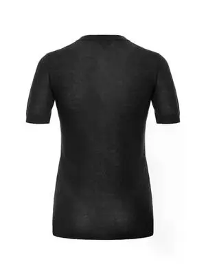 Malo Short-sleeve Cashmere Sweater