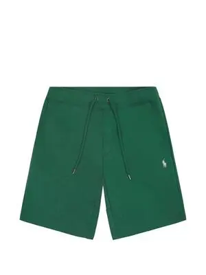 Polo Ralph Lauren Double-knit Logo-embroidered Shorts - Green