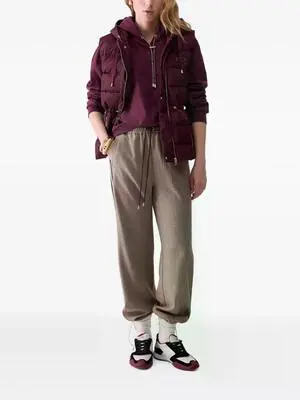 Liu Jo Pinstriped Drawstring Track Pants - Neutrals