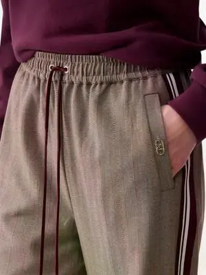 Liu Jo Pinstriped Drawstring Track Pants