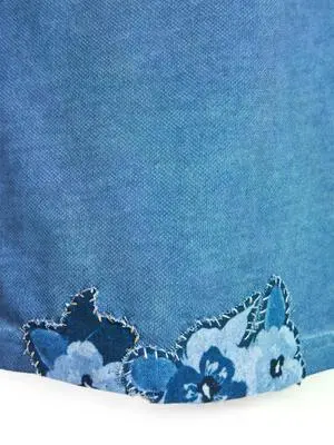 BOB Patchwork Embroidered Polo Shirt