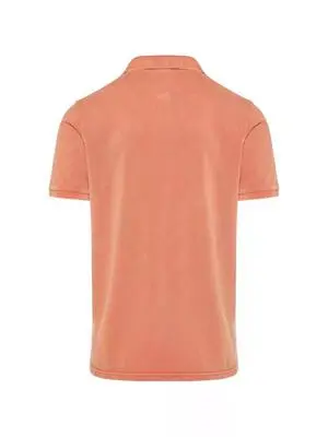 BOB Logo-embroidered Piqué Polo Shirt - Orange