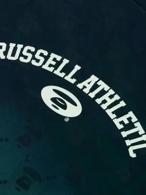 AAPE BY *A BATHING APE X Russell Athletic Logo-patterned T-shirt