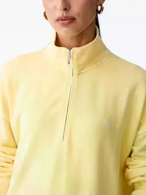 Gant Quarter-zip Logo-embroidered Sweatshirt