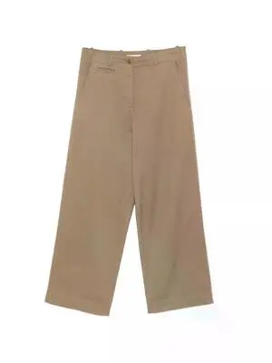 THE ROW Fadry Wide-leg Trousers - Neutrals
