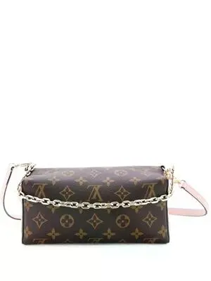 LOUIS VUITTON Bloom Pouch Monogram Canvas Shoulder Bag - Pink