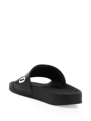 Moschino Logo-embossed Slides