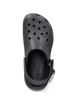 CROCS Platform Dipped Buckle Platform Mules