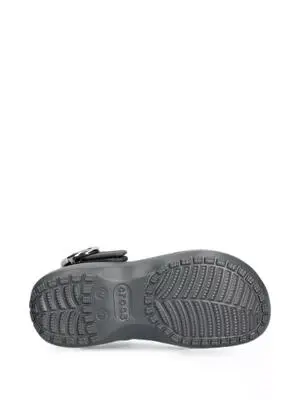 CROCS Platform Dipped Buckle Platform Mules