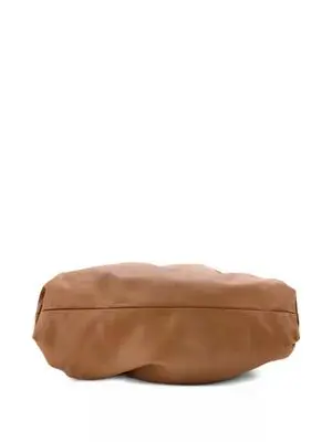 Bottega Veneta The Pouch Leather Clutch Bag - Brown