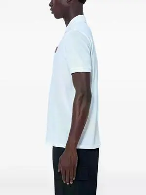 Moncler Logo-patch Piqué Polo Shirt