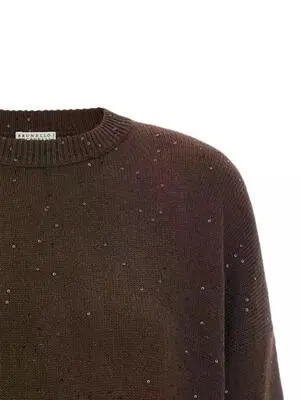 Brunello Cucinelli Diamante Sequin-embellished Sweater